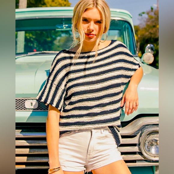 Kori | Tops | Dani Boat Neck Spring Sweater | Poshmark